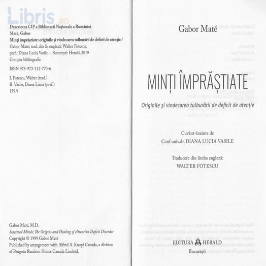 Minti imprastiate, o carte nemaipomenita | PDF