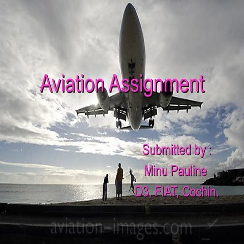 Aviation assignment frankfinn | PPT