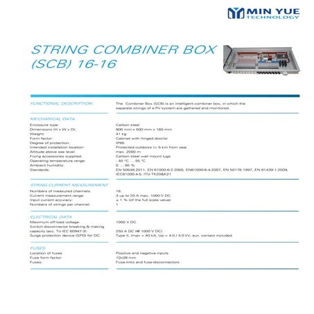 Minyue 16 strings-combiner box with monitoring device | PDF