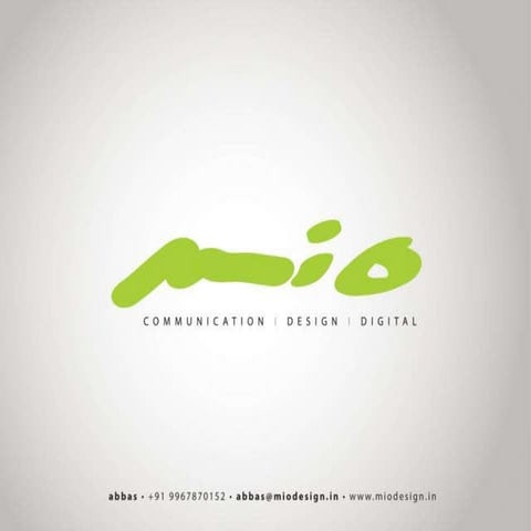 Mio Design showcase | PPTX