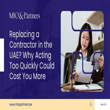 UAE Law Firm Experts – MIO & Partners Legal Team | PDF
