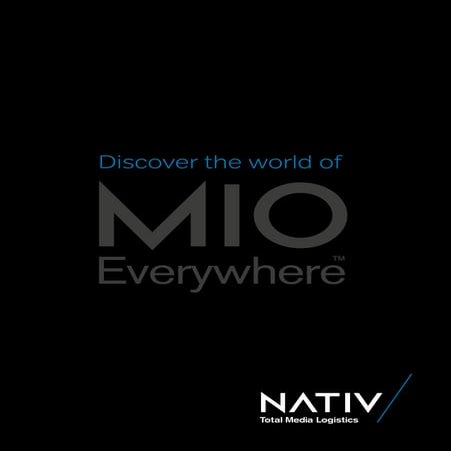 Mio product suite | PDF