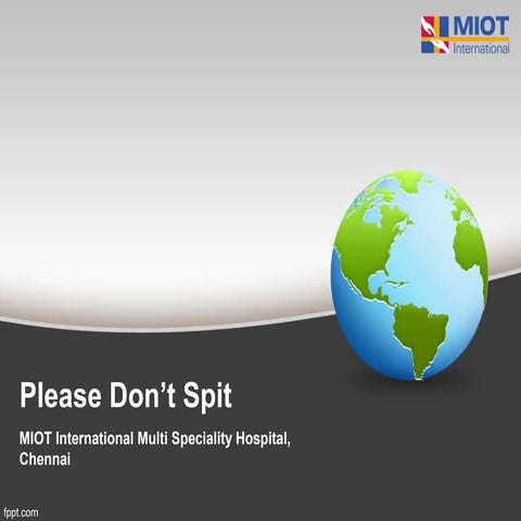 Please Do Not Spit!! | PPT