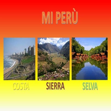 Mi perú | PPTX