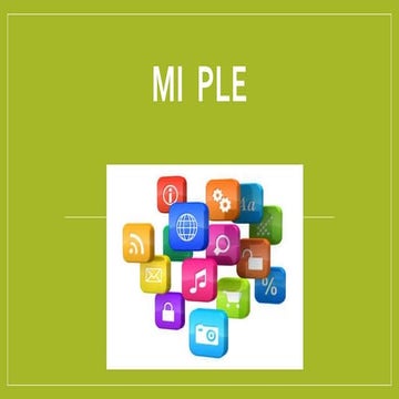 Presentación mi ple | PPT