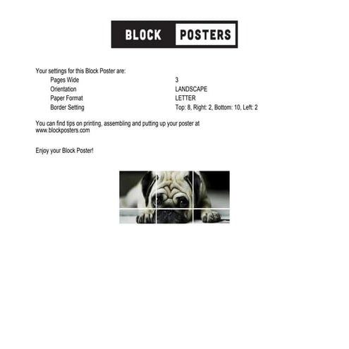 block poster | PPT