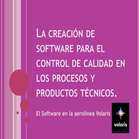 el software volaris | PPTX