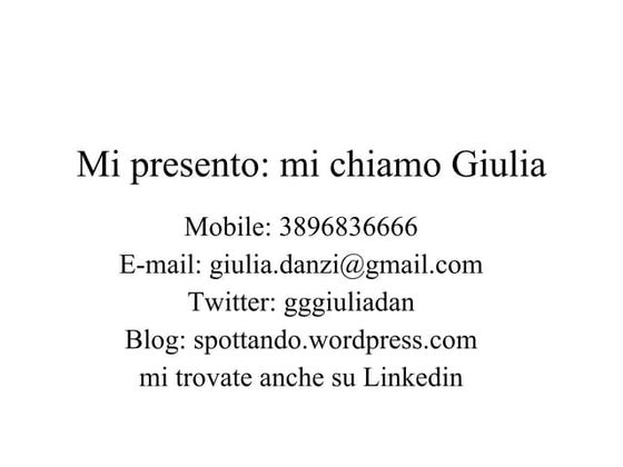 Mi presento | PPT