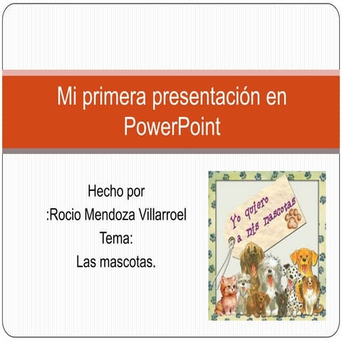 mascotas | PPTX
