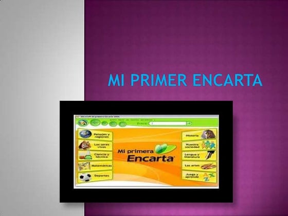 Mi primer encarta | PPT