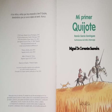 Mi primer quijote | PPTX