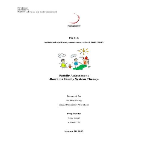 Mira.family assessment | PDF