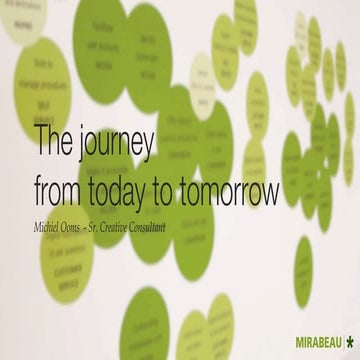 Customer Journey Mapping - The journey from today to tomorrow | PPT