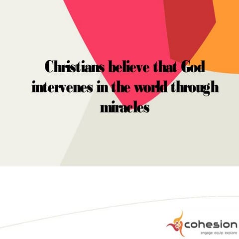 Miracles lesson new | PPT