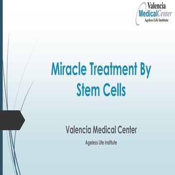 Stem Cell Therapy 9 Things You Need to Know by Dr. David Greene of R3 ...