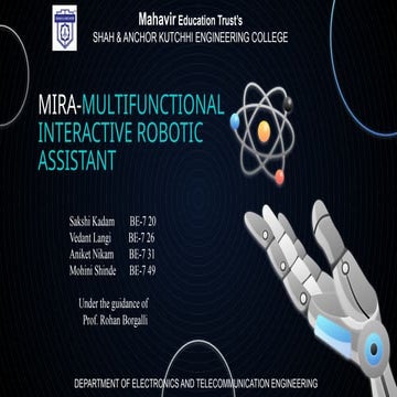 MIRA _The_robot[Multifunctional Interactive Robotic Assistant].pptx
