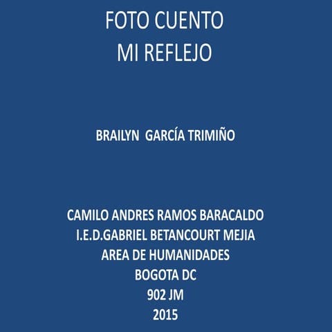 Mi reflejo | PPTX