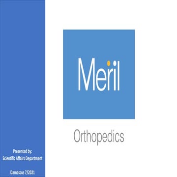 Mirel Orthopedic devices.pptx | Bone and Joint Conditions | Diseases ...