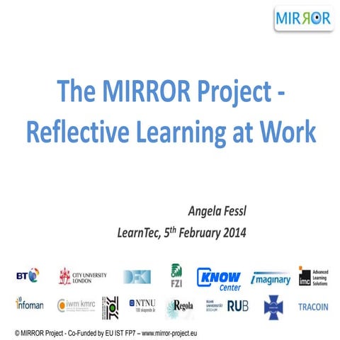The MIRROR Project - Reflective Learning at Work | PPTX