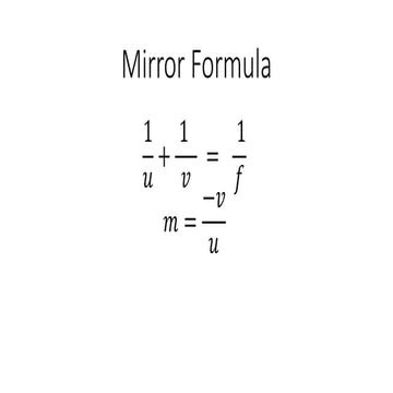 Mirror formula.pptx