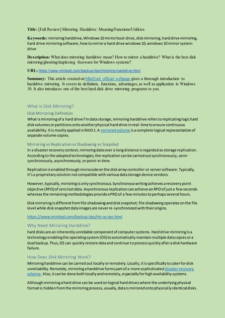 SysInternals Disk2vhd - docs.pdf | Operating Systems | Computer Software and Applications