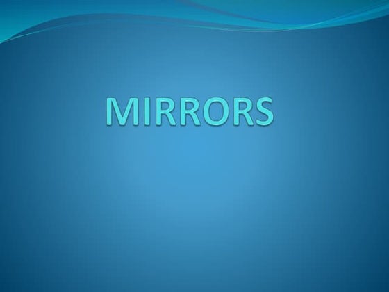 Concave mirror | PPT