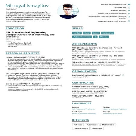 Mirroyal's resume | PDF | Computer Software and Applications | Computing