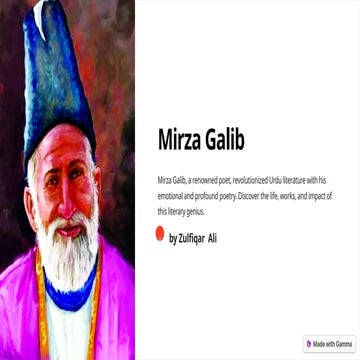 Mirza-Galib poetry with Explanation.pptx