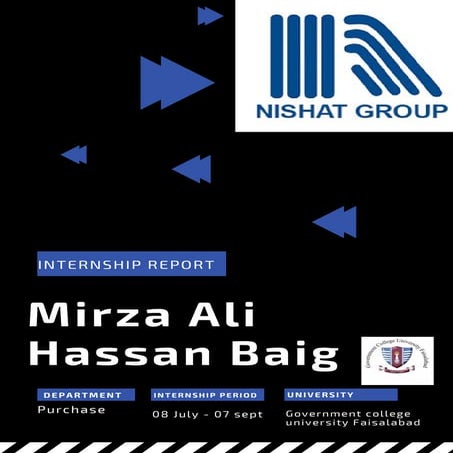 Mirza Ali Hassan Baig Internship Report Pdf