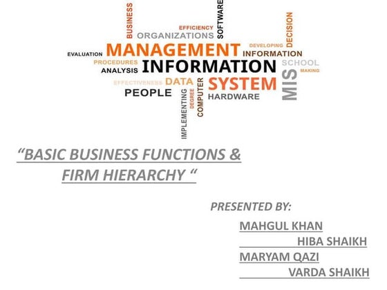 Company - Hierarchy | PPT