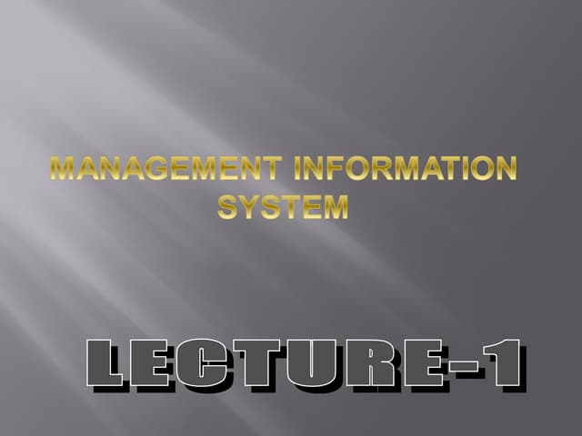 Computer based information system | PPTX