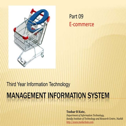 MIS 09 E-Commerce | PPTX