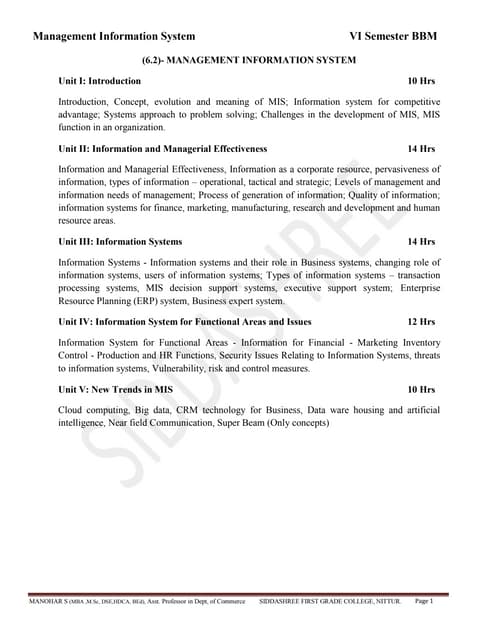 Management information system | PPTX | Civil Engineering Industry | Industries