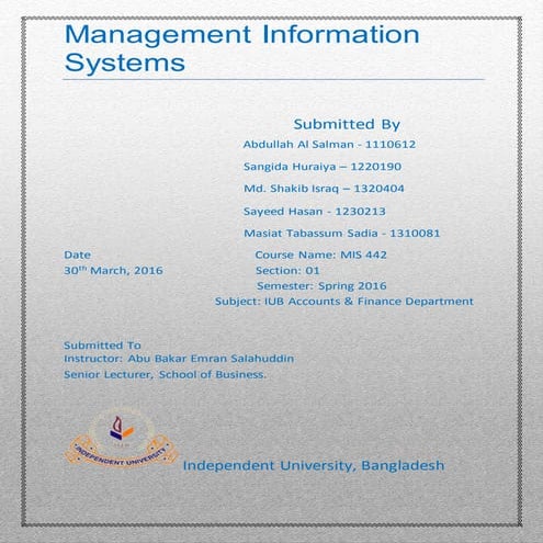 Mis 442 report | DOCX