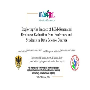 Exploring the Impact of LLM-Generated Feedback | PDF