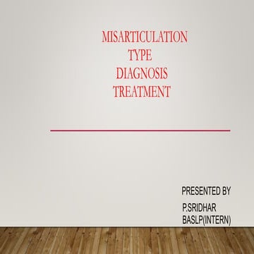 MISARTICULATION audiology and speech good information and good book for ...