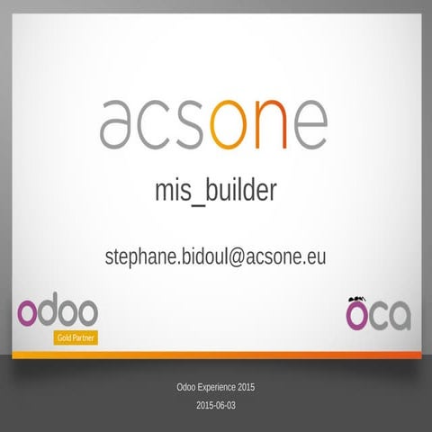 mis_builder 2016 | ODP