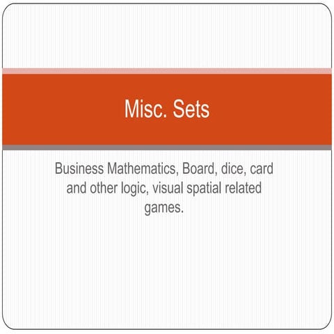 Misc. sets | PPT