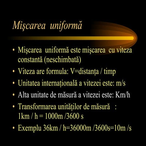 Miscarea Uniforma Si Variata Versiunea 1 2 | PPS