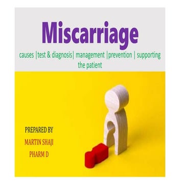 Miscarriage - medical information(causes ,test& diagnosis, management ...