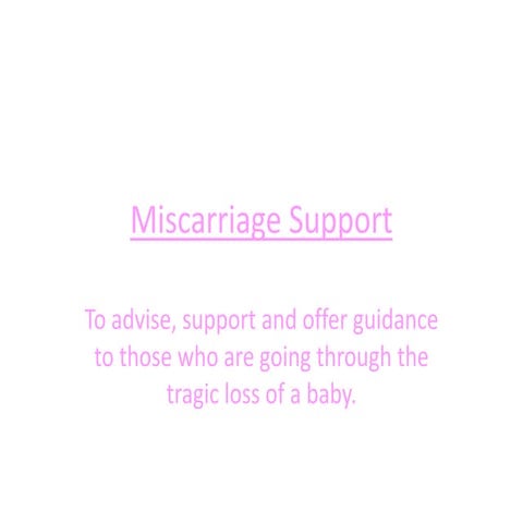 Miscarriage Support | PPTX