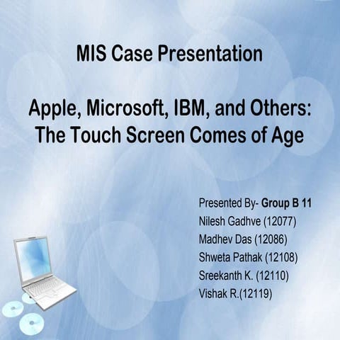 Mis case presentation | PPTX