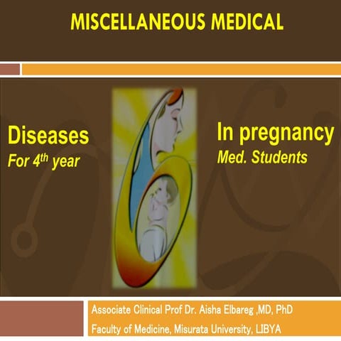 Miscellaneous medical diseases for 4th year med. students | PDF