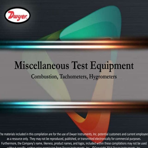 Miscellaneous Test Equipment | PPTX