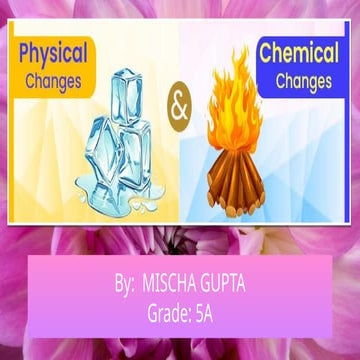 Understanding Physical and Chemical Changes with Conservation of Mass ...
