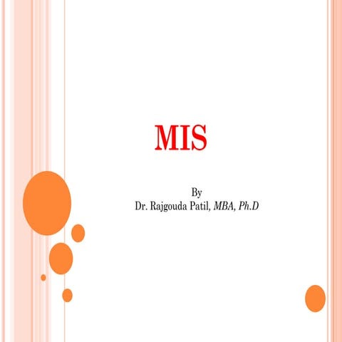 Mis chapter 1 mis | PPT