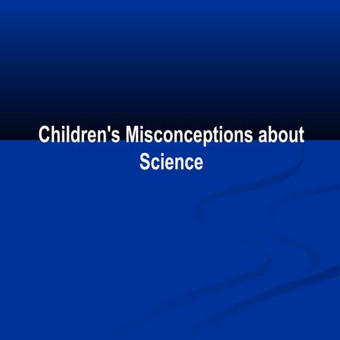Misconception About Science | PPT