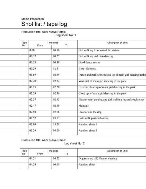 Track timing sheet template | PDF