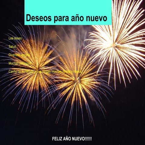 Mis deseos para el año nuevo | PDF | National & Civic Holidays | Holidays