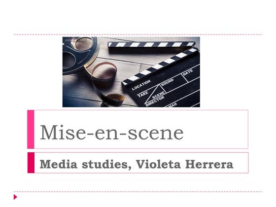 Mise en scene | PDF